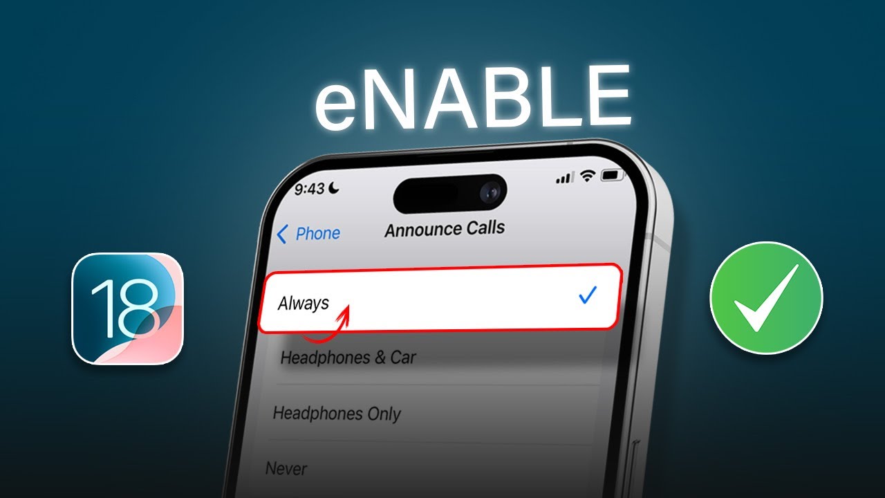 How to Use or Enable Announce Calls on iPhone | How to Set Speak on ...