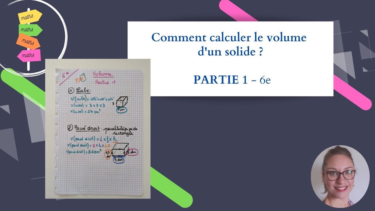 Comment calculer le volume d'un solide ? Partie 1 - 6e - YouTube