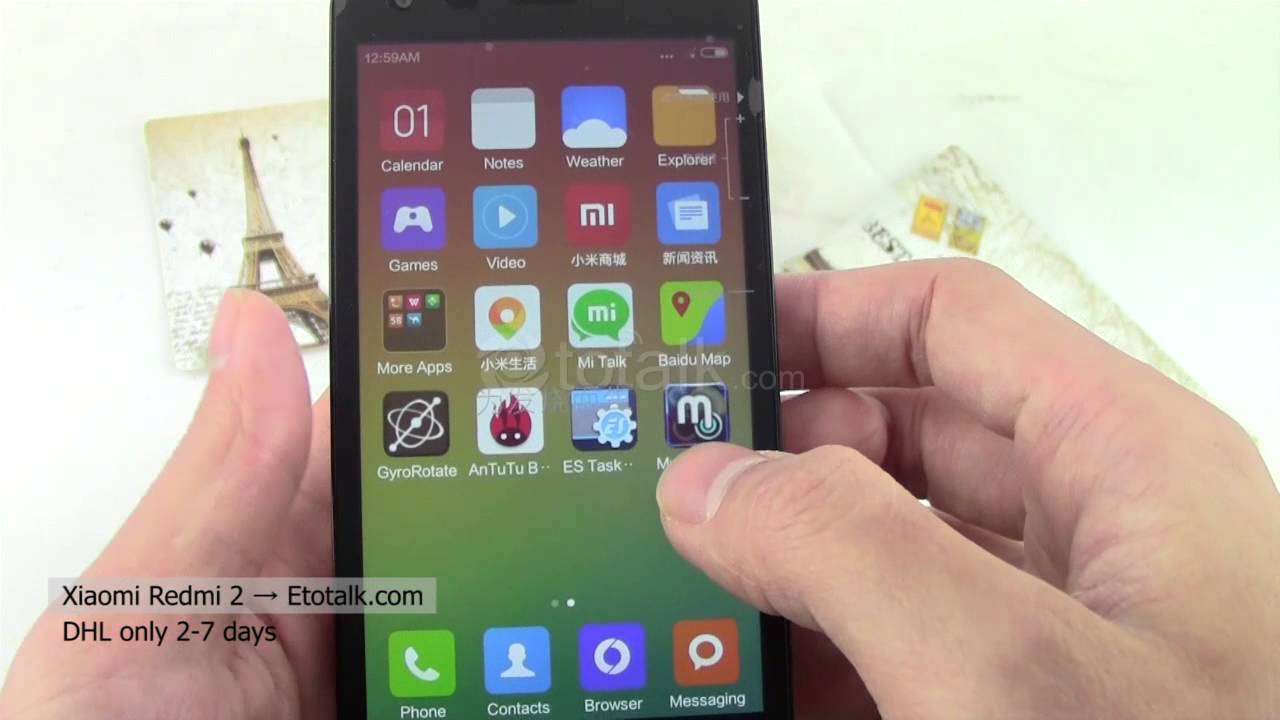 Xiaomi Redmi 2 Android 4.4 Snapdragon Quad Core 4G LTE - Examination ...