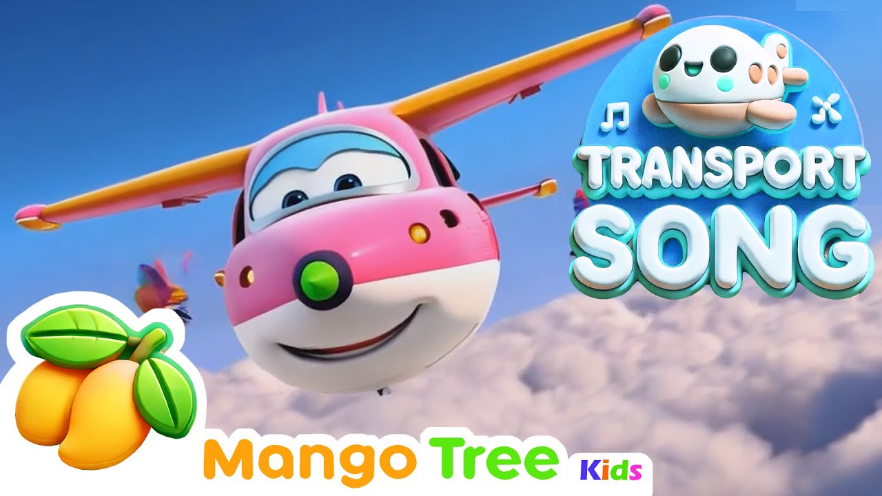 Transport Song (with lyrics) | Mangotree Kids Nursery Rhymes & Kids ...