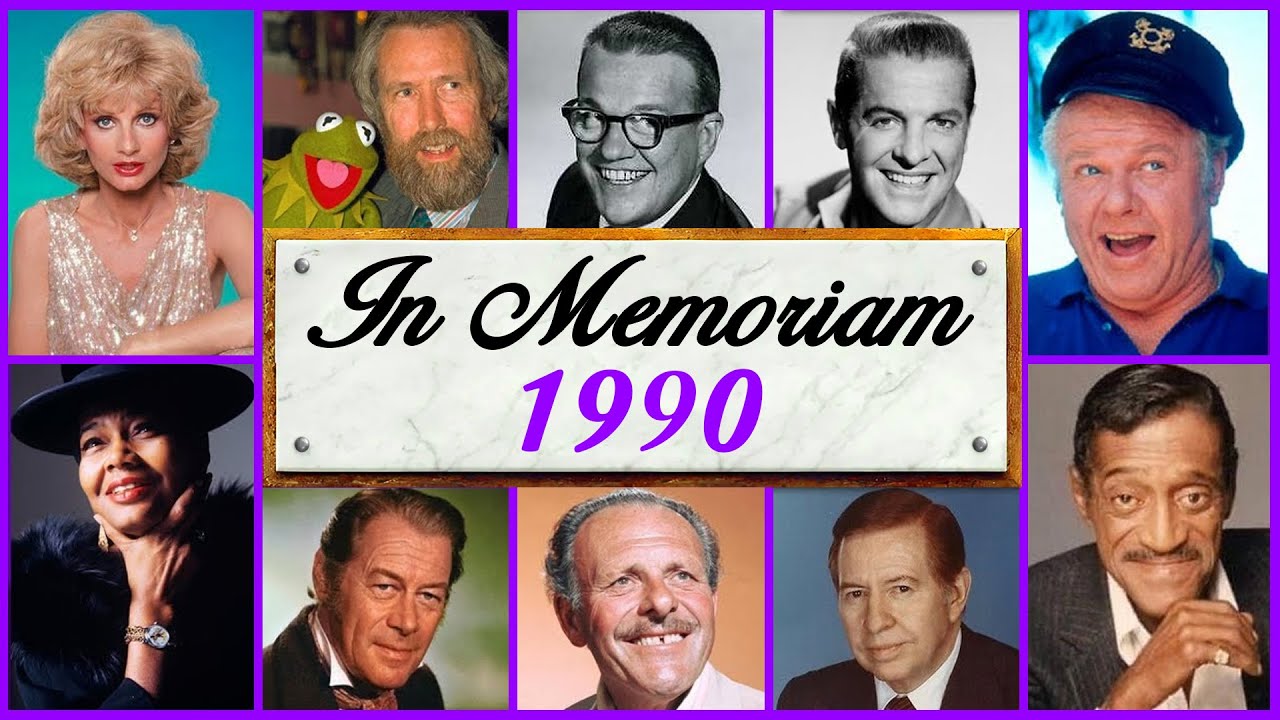 In Memoriam 1990: Remembering the Icons We Lost | Legacy Memoriam - YouTube