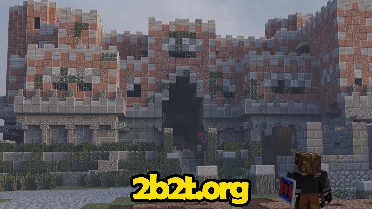 Exploring Ruins of Old Bases on the 2b2t Minecraft Server - YouTube