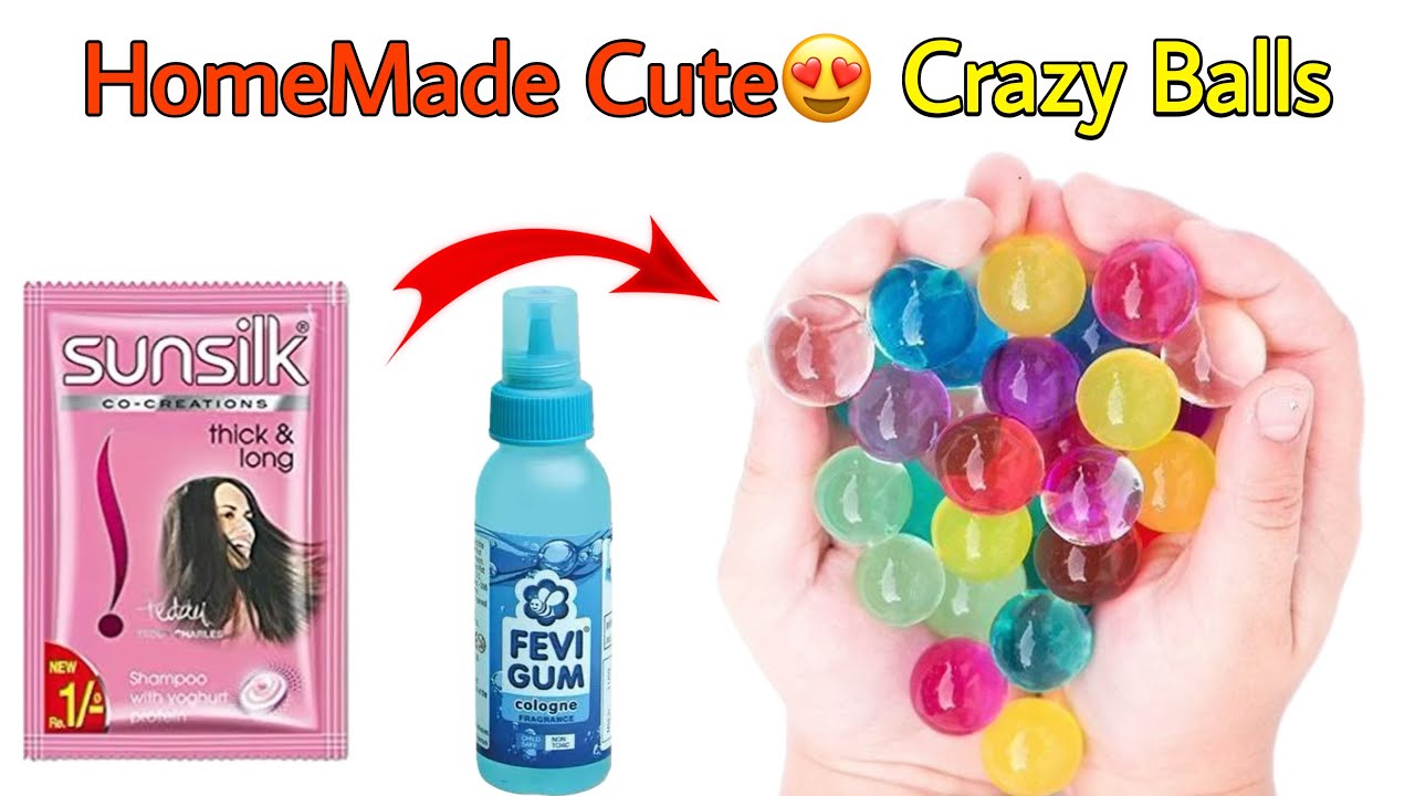 How to make Crazy balls at home/Bouncy ball/ homemade crazy ball/diy ...