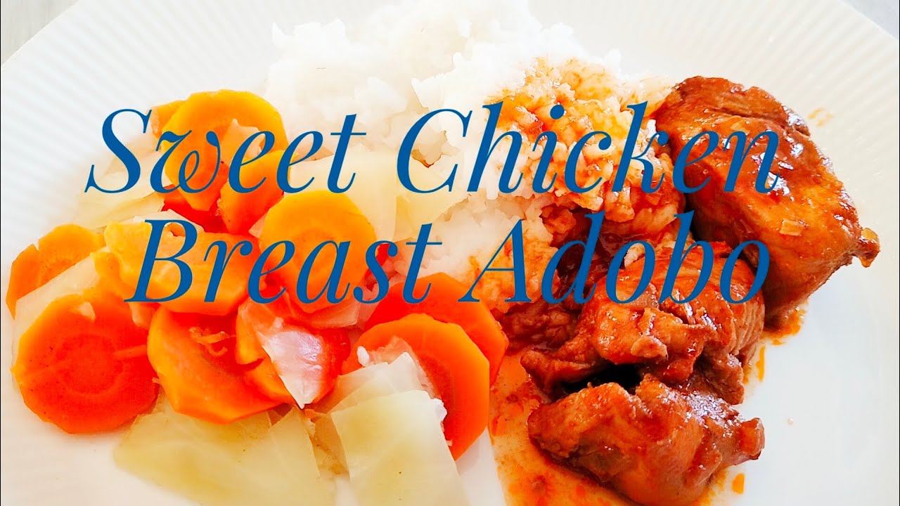 Pacham Cooking #5: Sweet Chicken Breast Adobo | Filipino food| Recipe ...