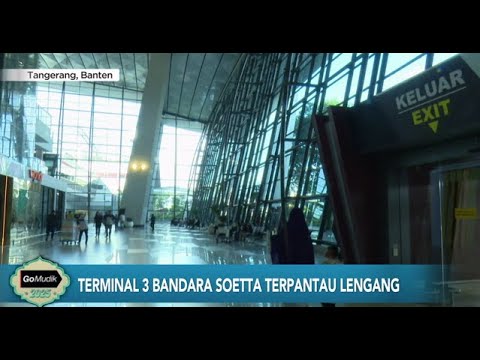 Arus Balik di Bandara Soetta, Terminal 3 Terpantau Lengang - YouTube