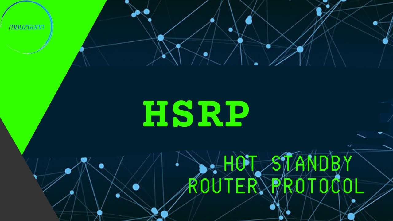 27-) HSRP - Hot Standby Router Protocol - YouTube