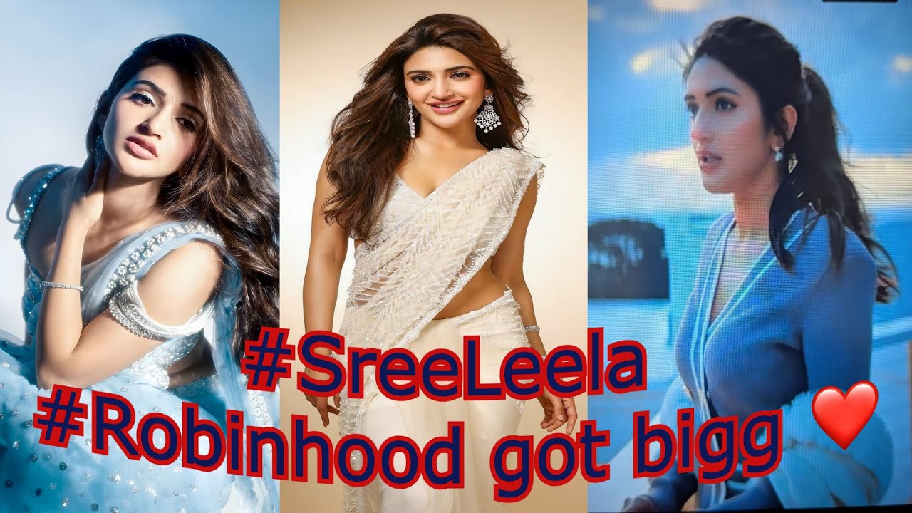 Sreeleela pure cuteness and innocence || #robinhood || Leela very ...