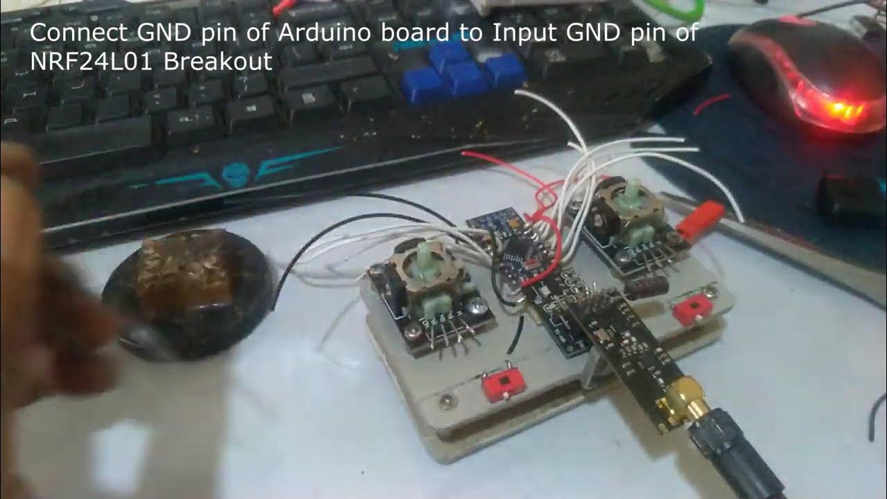 NRF24L01 NRF24 Drone Transmitter - PART #1 - YouTube