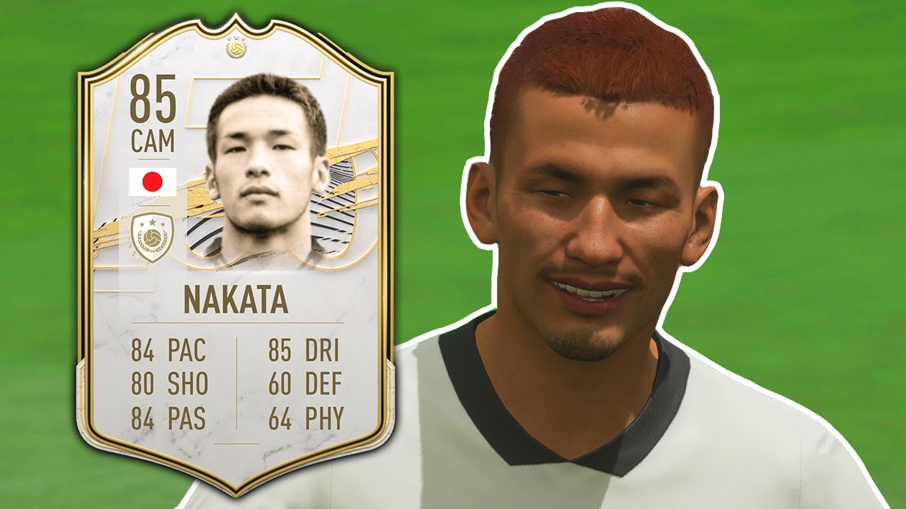 BASE ICON SBC REWARD 😂 85 Base Icon Nakata Player Review - FIFA 21 ...