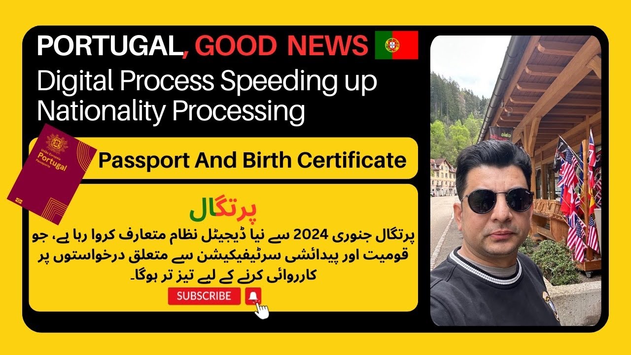 🇵🇹Portugal New Digital System || Nationality And Birth Certificate ...