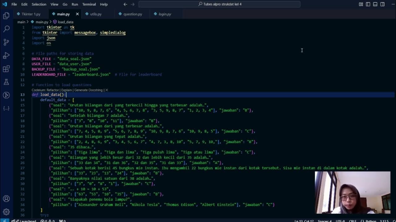 Tugas Besar Algoritma Pemrograman dan Struktur Data_Kelompok 4_RA - YouTube