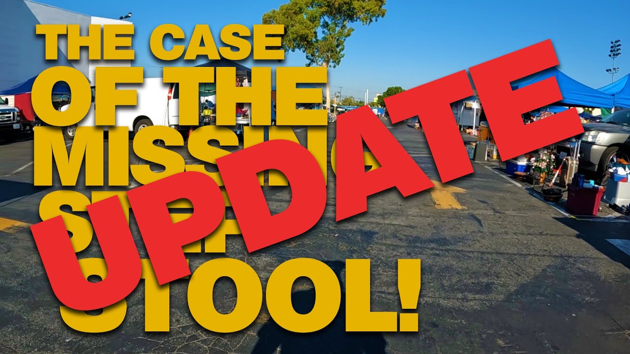 MAJOR UPDATE ON THE MISSING STEP STOOL!!!! - YouTube