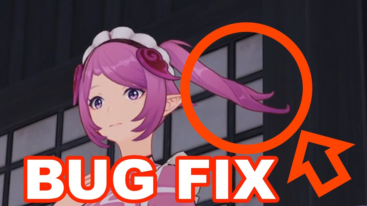 How to Fix the Flying Hair Bug (Mizuki SQ) / Xbalanque's Cape | Genshin ...