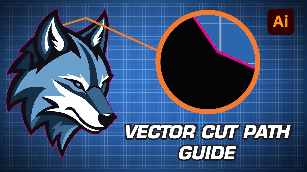 How to Create a Vector Cut Path in Adobe Illustrator (Vector Artwork ...