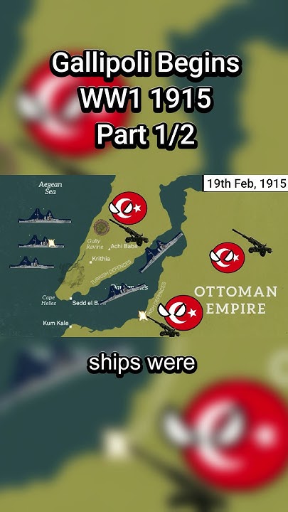 Gallipoli WW1 1915 Part1 #countryballs #ww1 #history - YouTube