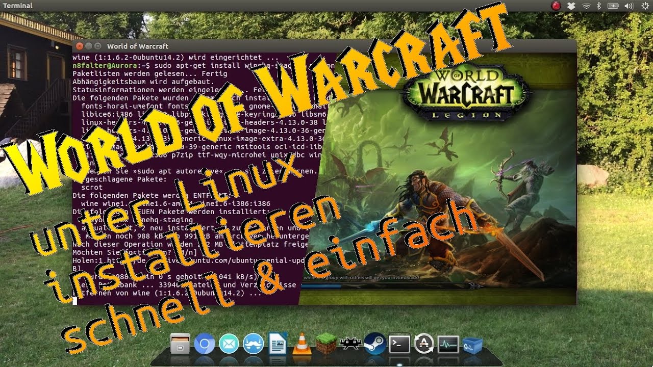 World of Warcraft auf Linux installieren (und andere Blizzard Spiele ...
