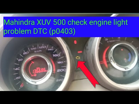 Mahindra XUV 500 check engine light problem DTC (p0403) - YouTube