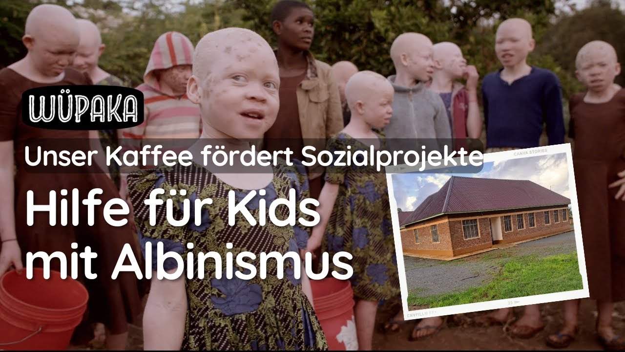Hilfe für Kinder mit Albinismus - YouTube