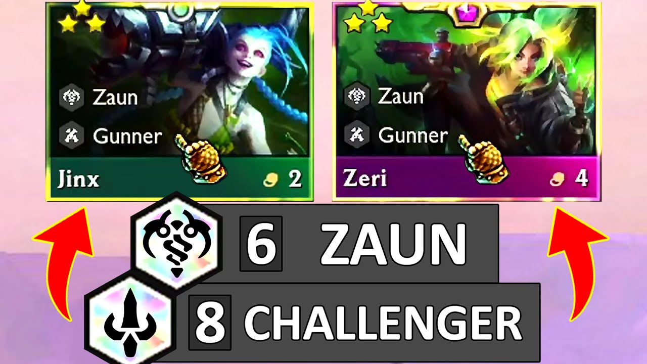 8 Challenger 6 Zaun Jinx & Zeri...⭐⭐⭐ PEW-PEW - YouTube