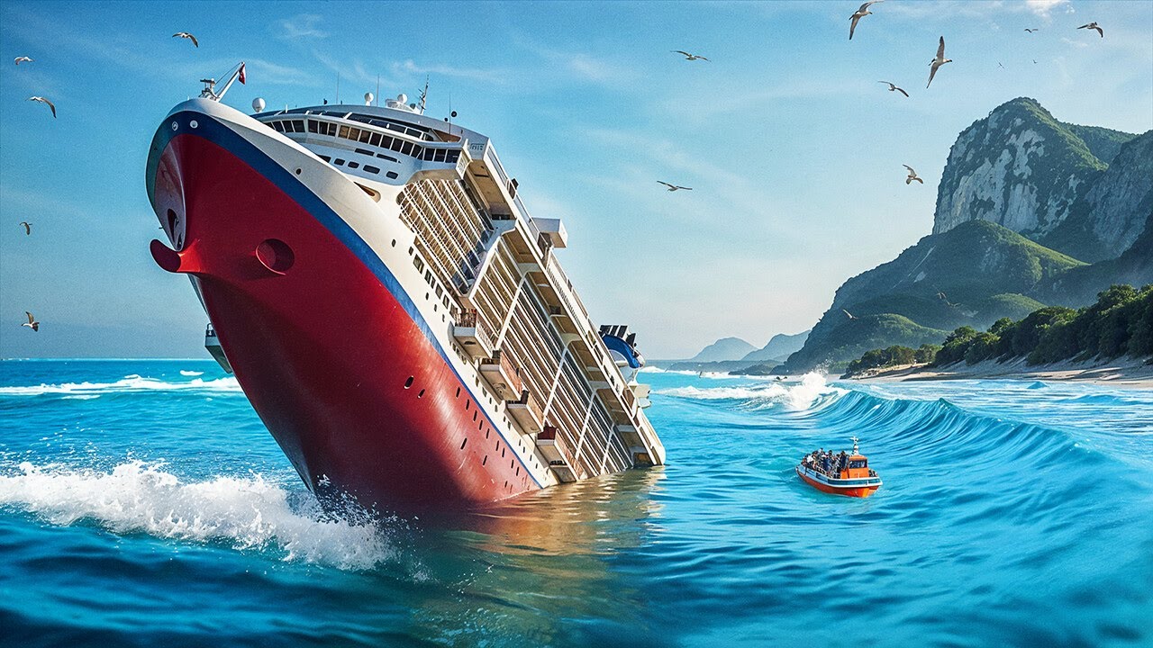 Mystery Cruise Ship Sinking Near Tropical Island – Cause Still Unknown ...