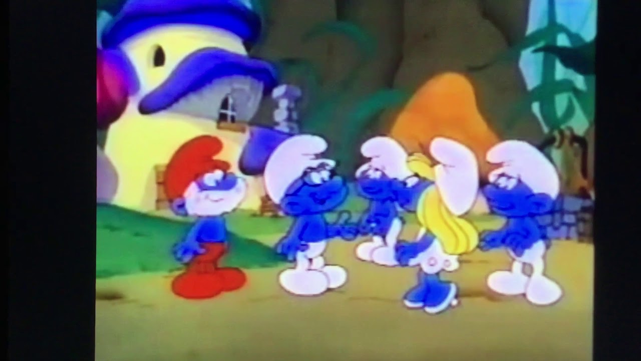 Smurfs brainy gets thrown out of the village - YouTube