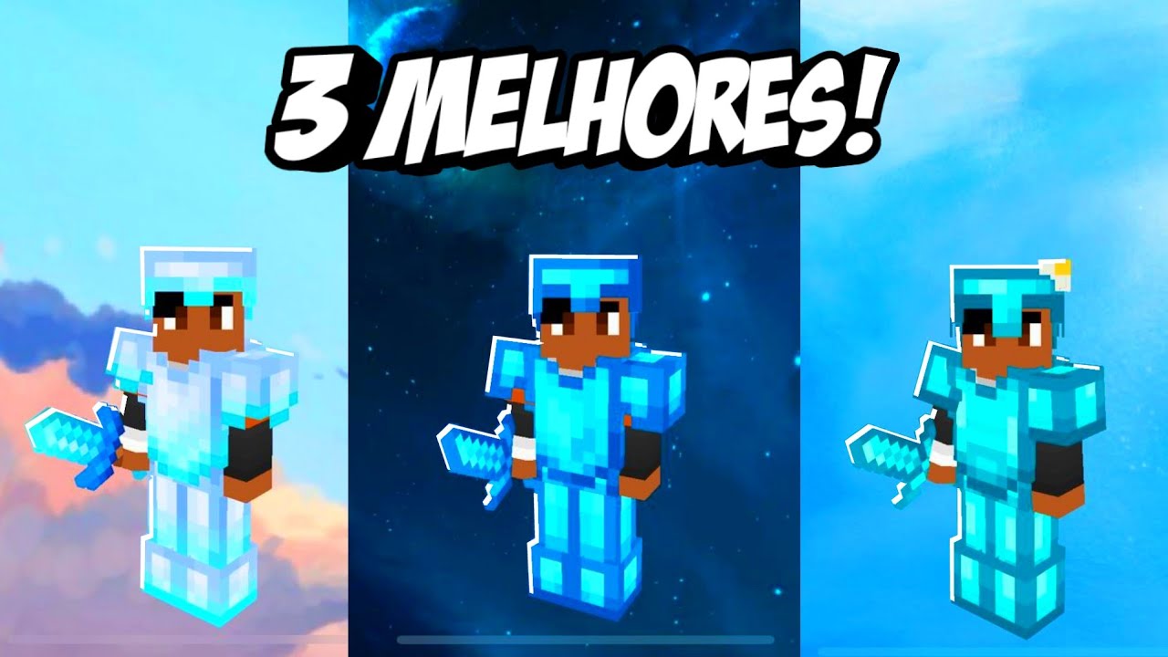 ⭕ 3 MELHORES TEXTURAS AZUL 16x PARA MCPE!!! | Cubecraft | Skywars ...