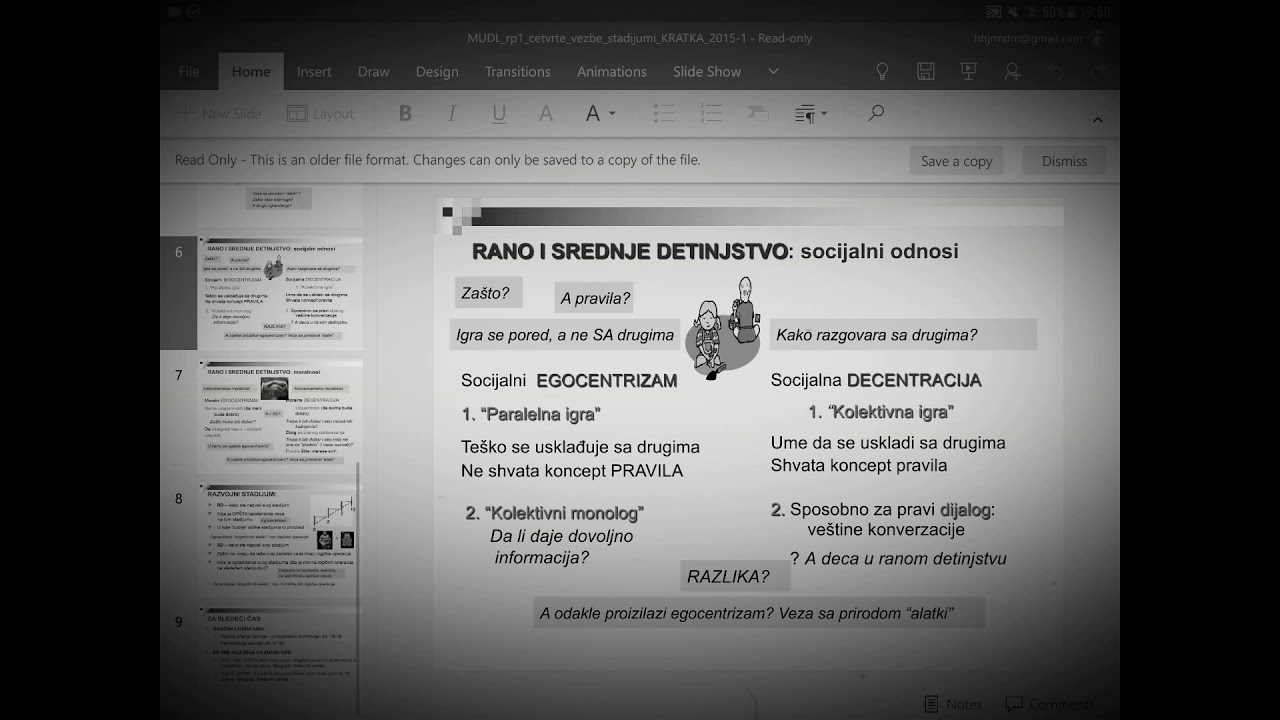 Cetvrte vezbe iz razvojne psihologije,Periodizacija razvoja ...