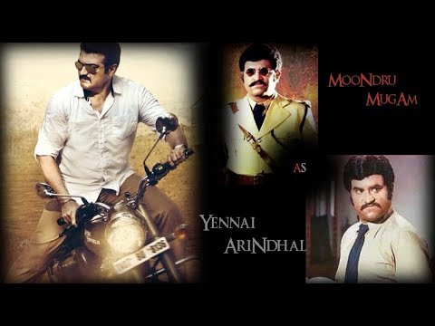 Moondru mugam as Yennai arindhal Sathyadev | Tamil Mash up - YouTube