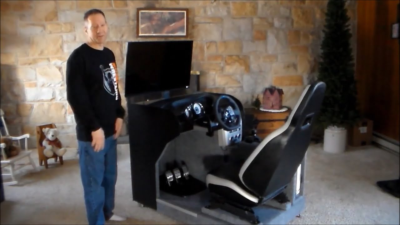 How to Make a Driving Simulator at home - YouTube