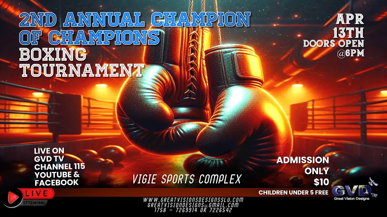 2nd Annual Champion of Champions Boxing Tournament//13 April 2024 - YouTube