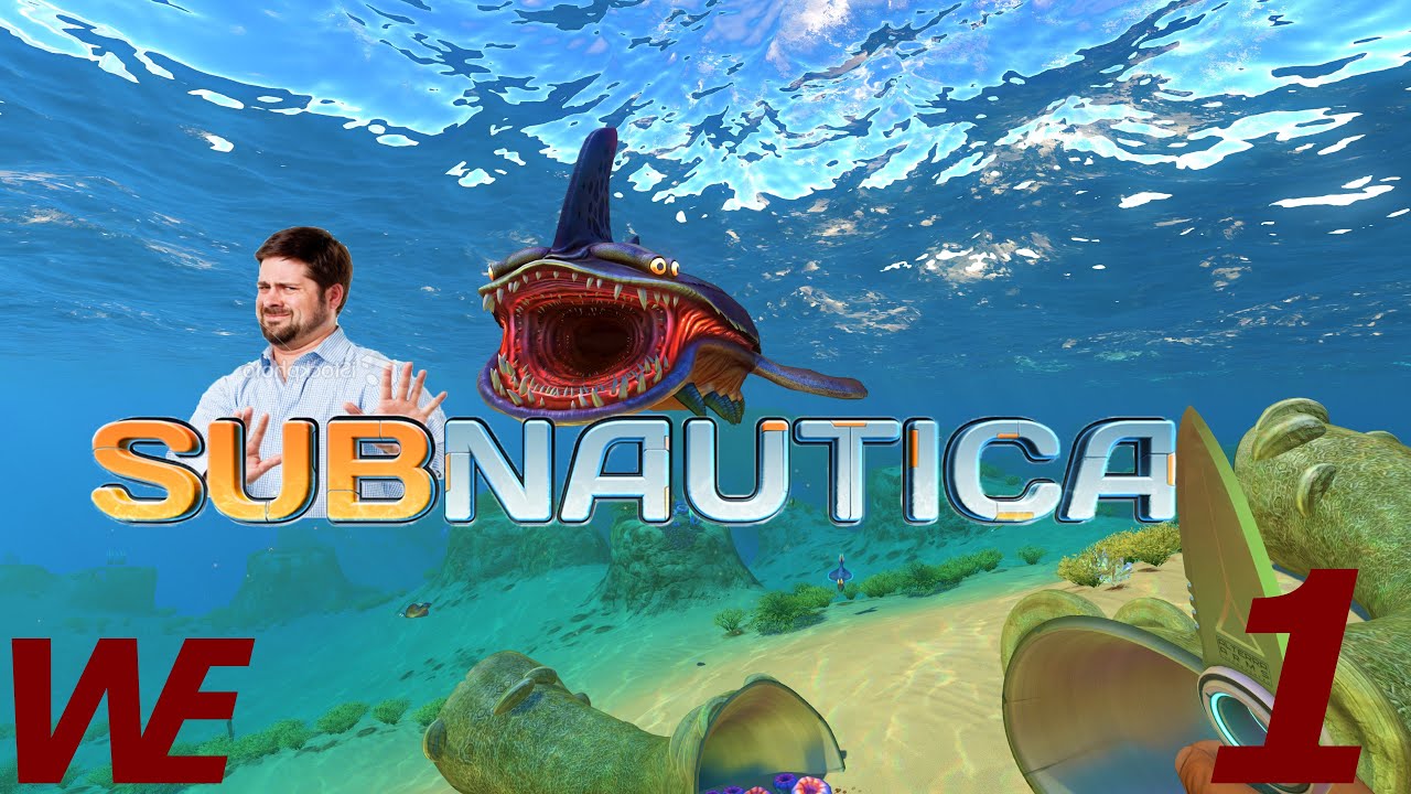 Subnautica Gameplay - Part 1 - When Sand Sharks Attack! - YouTube
