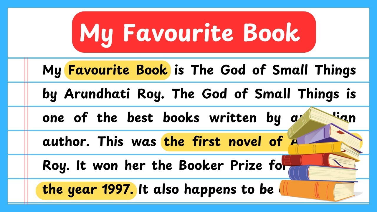 Essay on My Favourite Book | my favourite book essay in english - YouTube