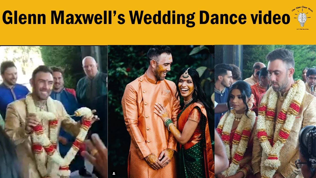 Glenn Maxwell Got Married with his Indian-origin girlfriend Vini Raman ...