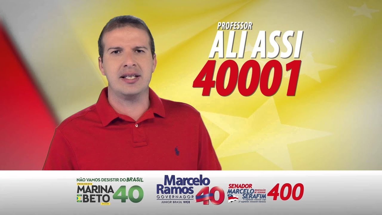 Ali Assi candidato a deputado estadual 40001 - YouTube