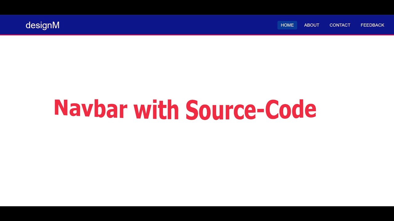 beautiful‍ Navigation bar html, css daily exercise #HTML #CSS #reactjs ...