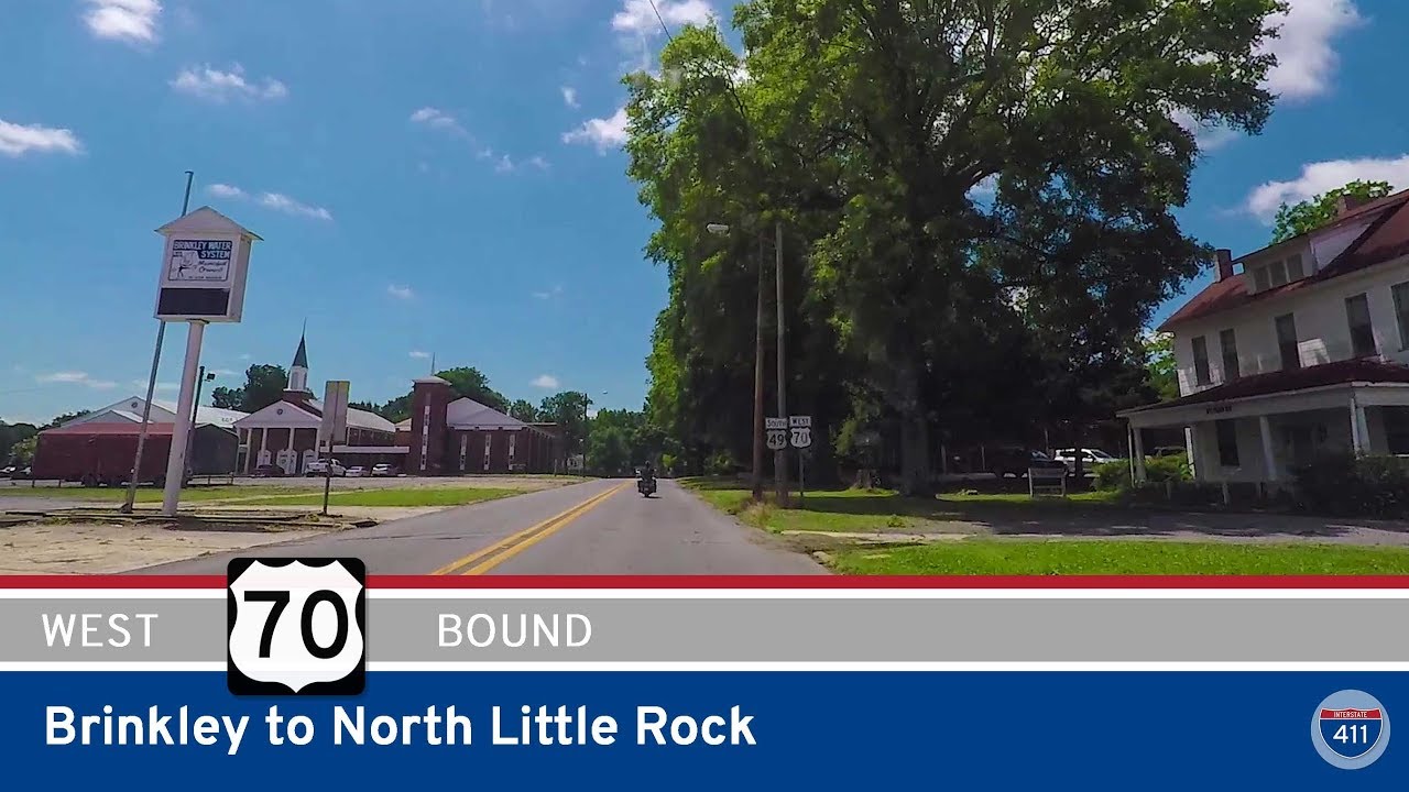 US Highway 70 - Brinkley to North Little Rock - Arkansas | Drive ...