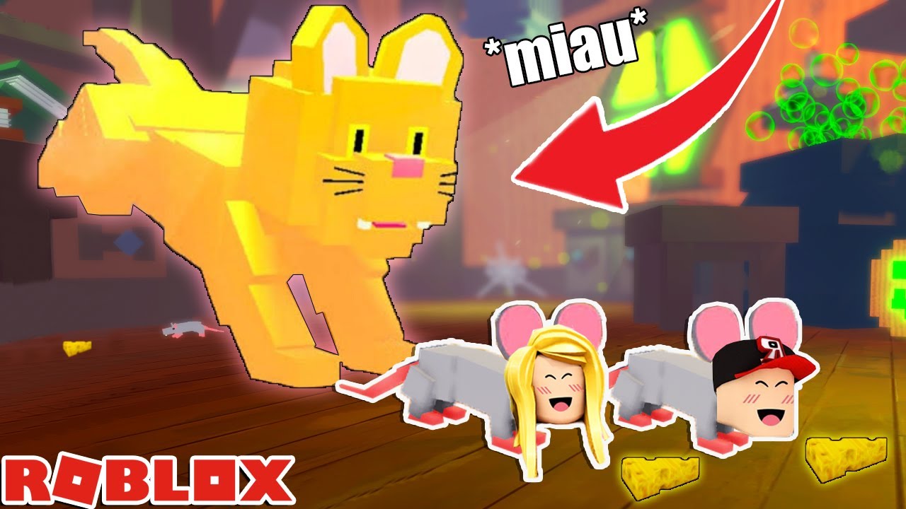 Ten KOT CHCE NAS ZJEŚĆ!🧀(Cat Attack Roblox)| Bella i Vito - YouTube