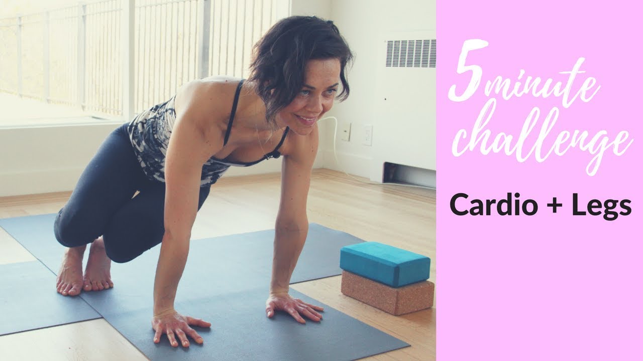 5 Minute Challenge - Cardio + Legs - YouTube
