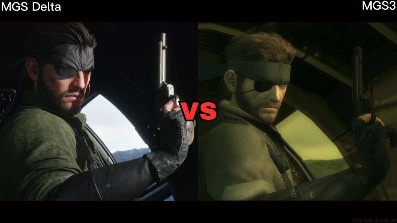 MGS Delta vs. MGS3: Russian Roulette (Snake Wins) Side-by-Side ...
