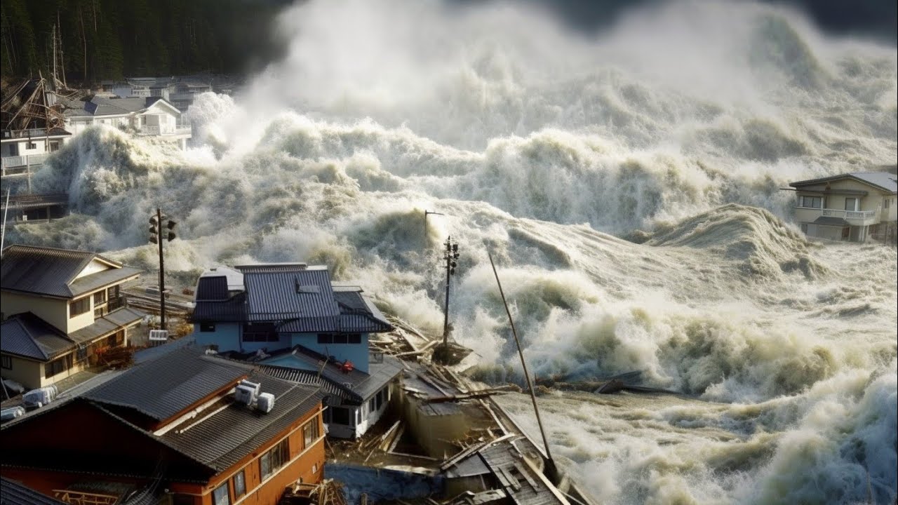 Turkey Now! Tsunami-like scenario due to Horrific Storm Surges - YouTube