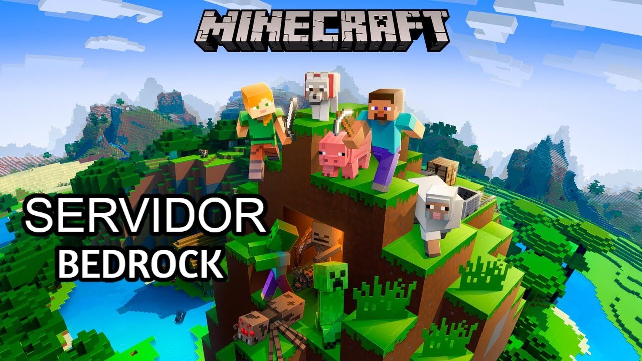 SERVIDOR DE MINECRAFT bedrock DIRECTO CON SUBS - YouTube
