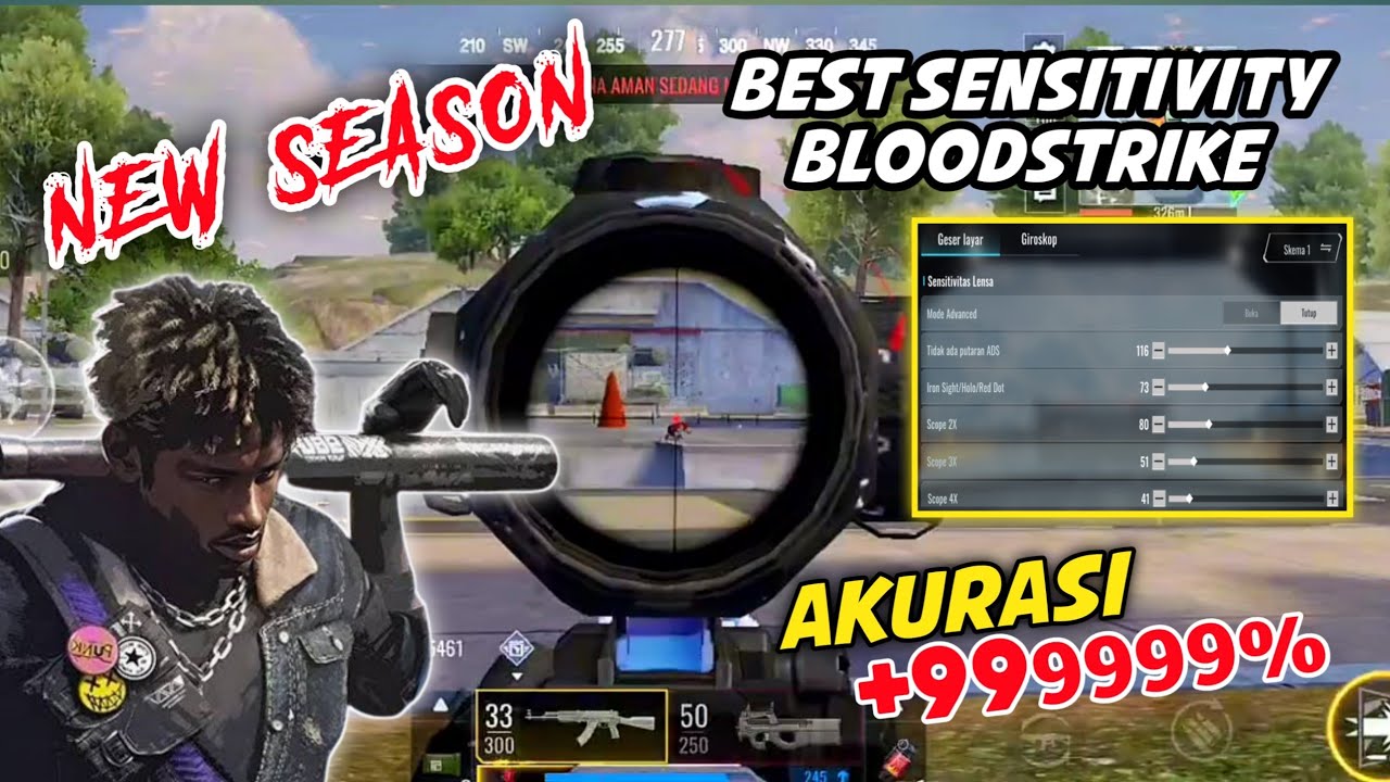 UPDATE BEST SENSITIVITY BLOODSTRIKE NO RECOIL SEASON 2 | LIKE A PRO_LONG RANGE STABIL - YouTube