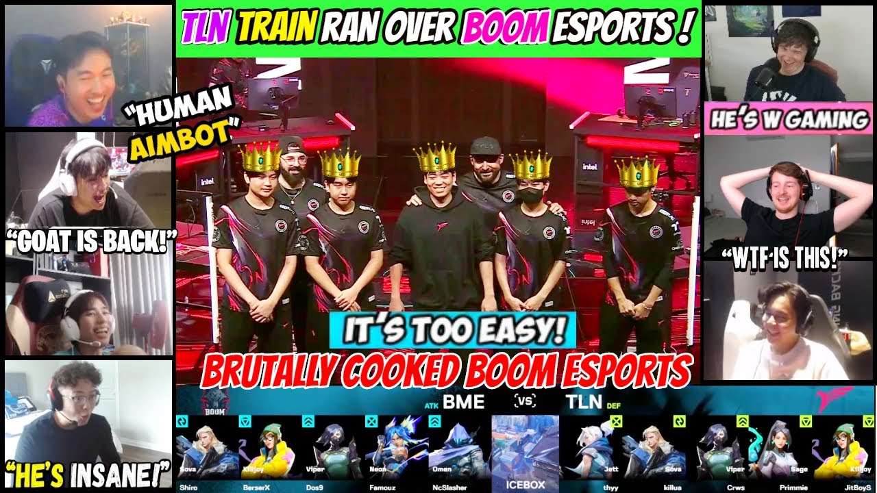 12 Minutes of insane Performance From TLN vs Boom Esports React By PRX ...