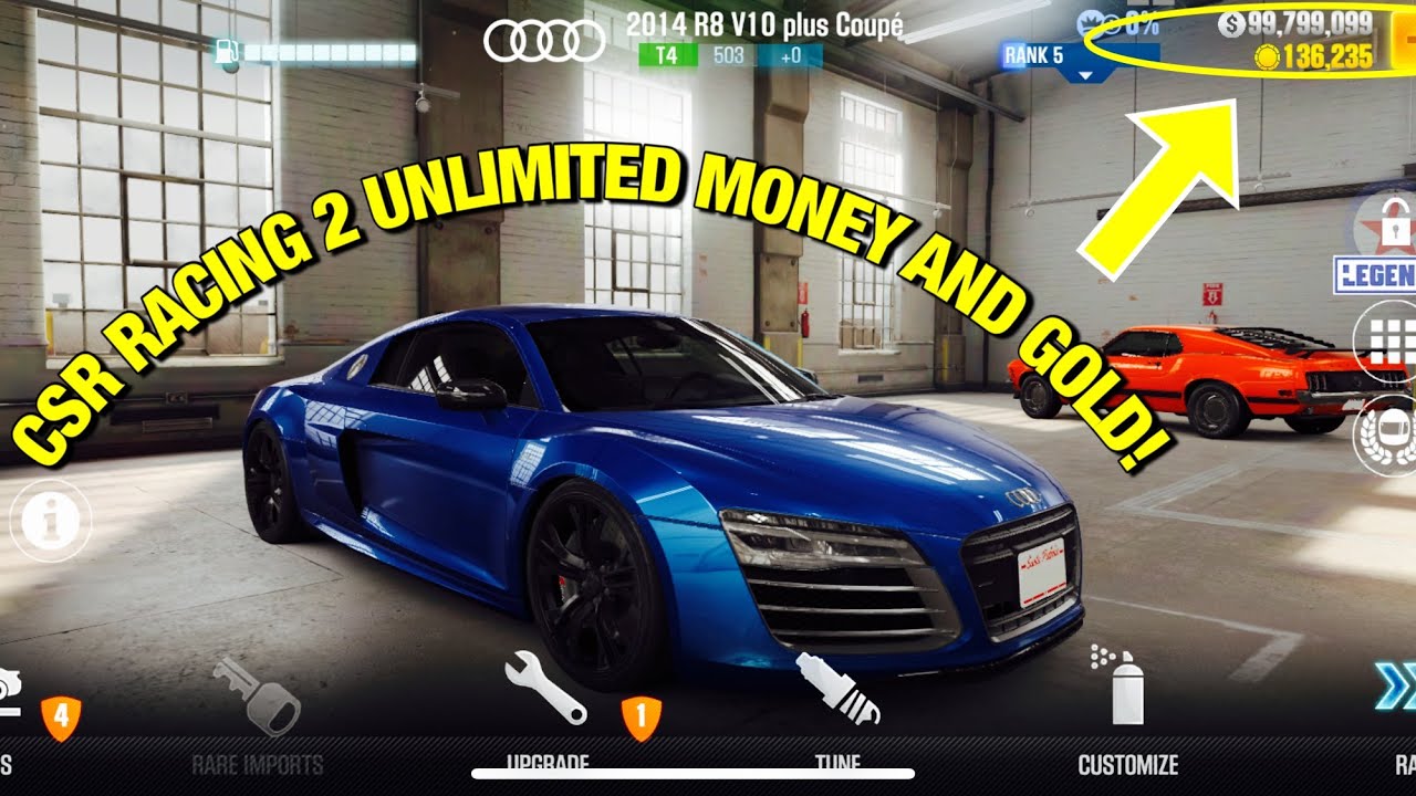 CSR RACING 2 UNLIMITED MONEY AND GOLD HACK! APRIL 2023 - YouTube