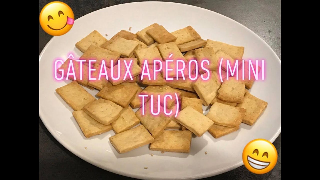 Gâteaux apéros (mini tuc) - YouTube