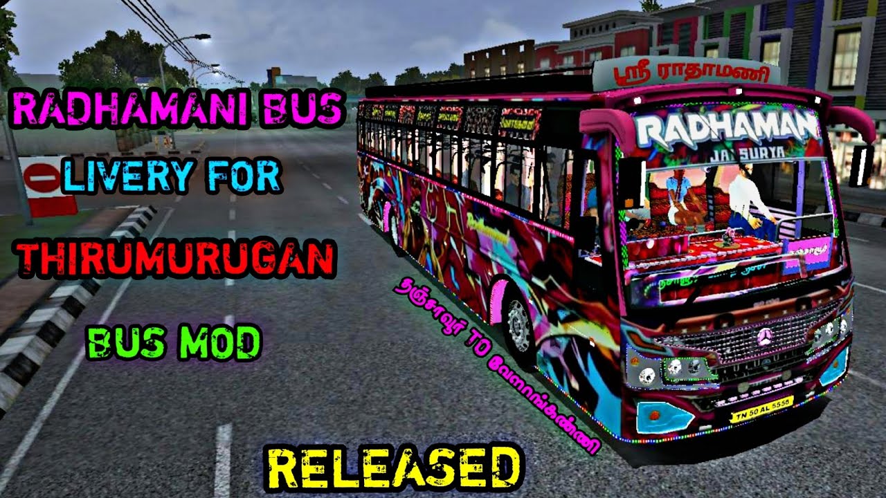 ️😍 RADHAMANI LIVERY FOR THIRUMURUGAN BUS MOD 🔥HAPPY NEW YEAR MAKKALAE ️ ...