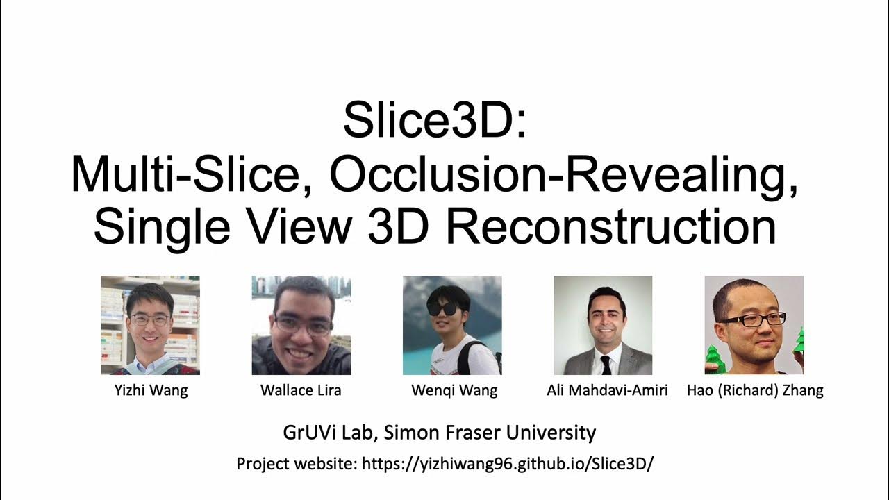 Slice3D: Multi-Slice, Occlusion-Revealing, Single View 3D Reconstruction - YouTube