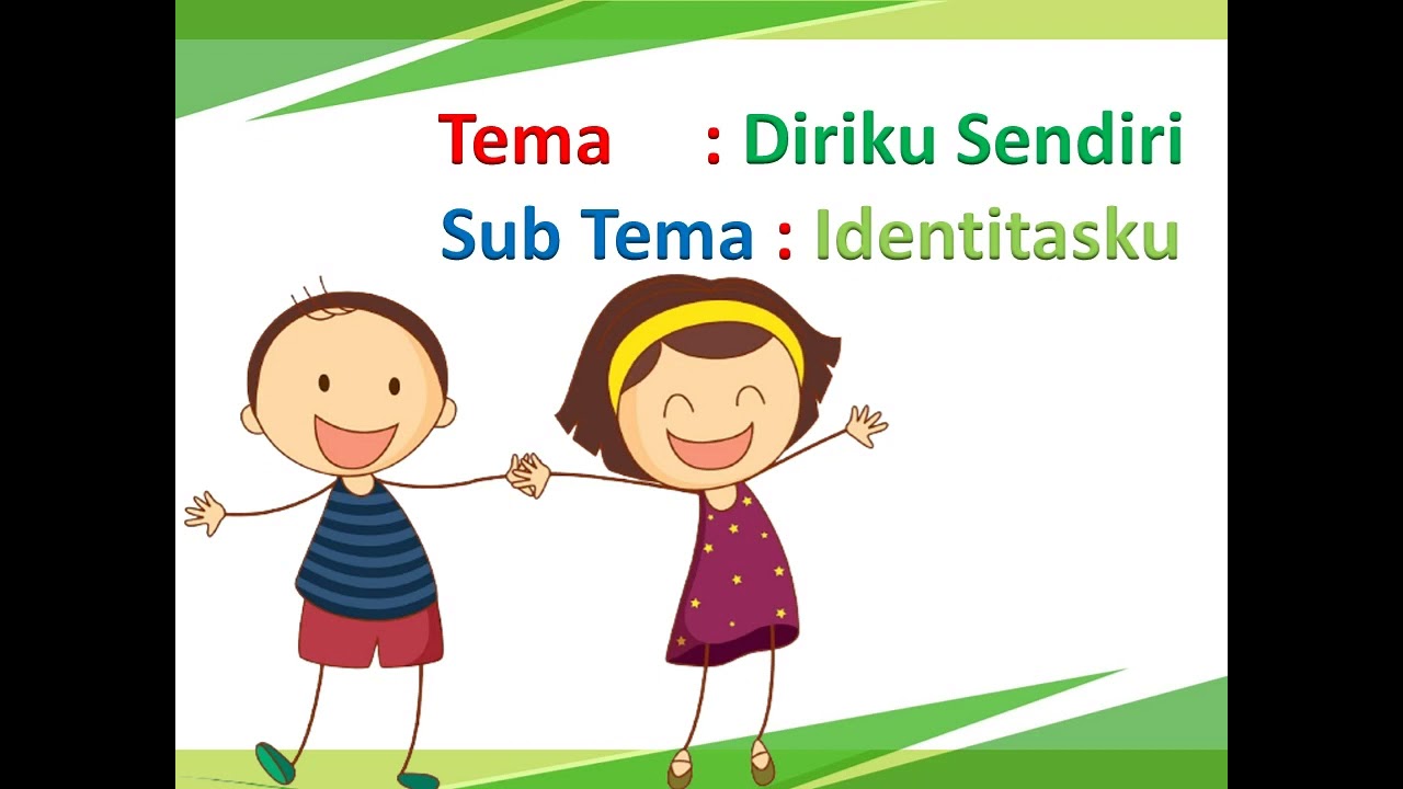 Diri sendiri-Identitasku-TK A - YouTube