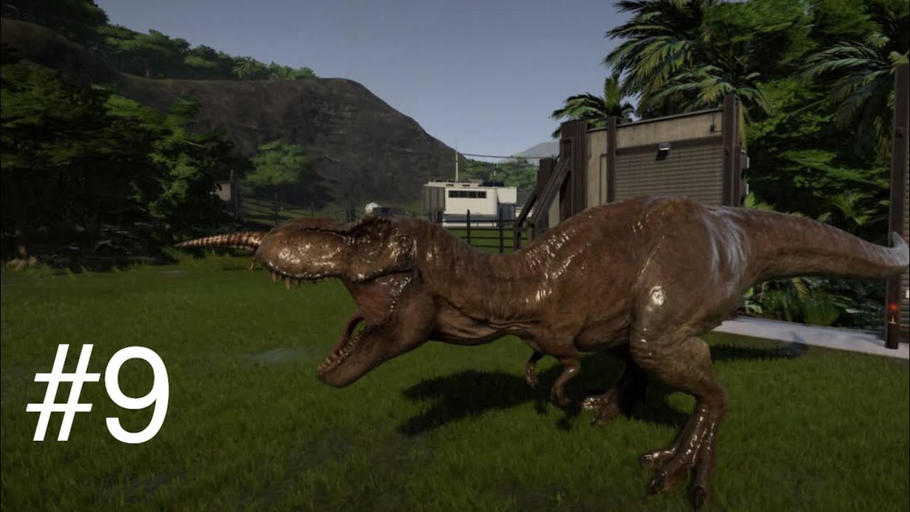 Jurassic world evaluation #9 we have a T.rex - YouTube