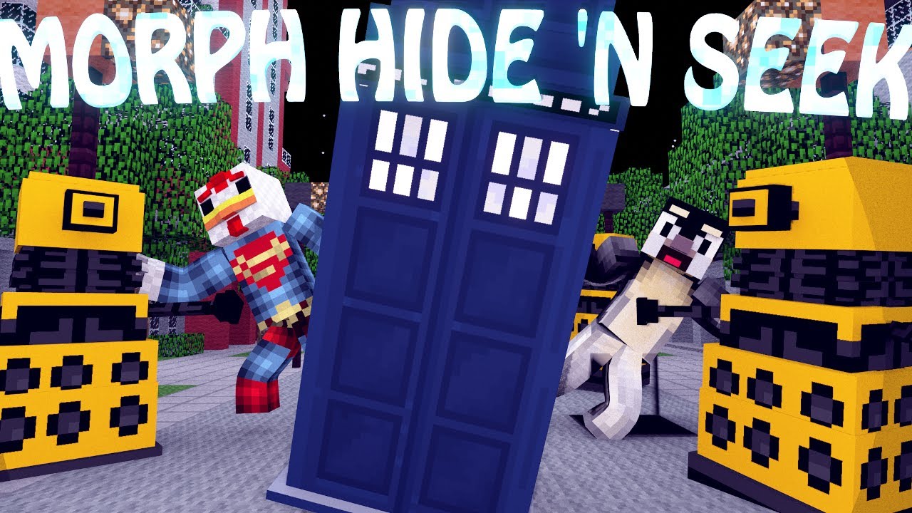 Minecraft Mods | MORPH HIDE AND SEEK - Doctor Who Mod! (Morph Mod ...